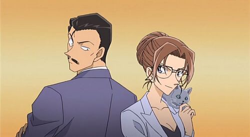 Kogoro Mouri and Eri Kisaki - Detective Conan Wiki