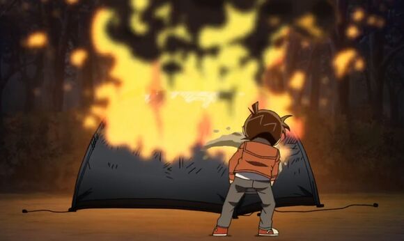 Mystery of the Burning Tent - Detective Conan Wiki